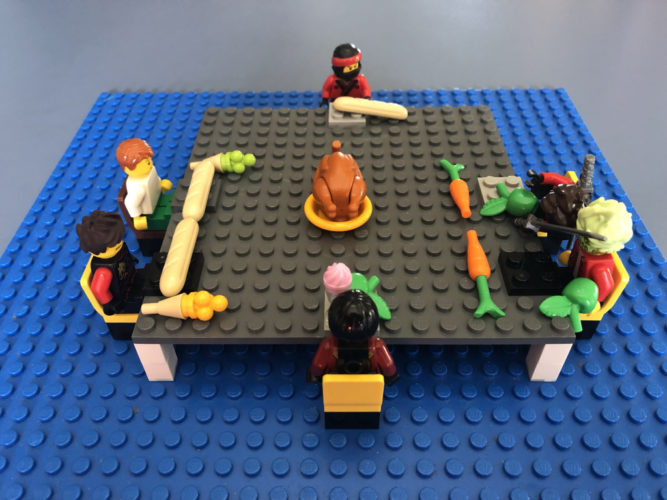 Lego Challenge: Build a Thanksgiving Theme | The Geek Homestead